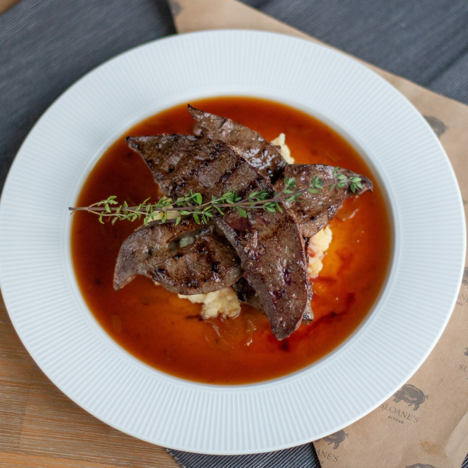 Calves Liver, Bacon, and Onion Gravy | Sloane's